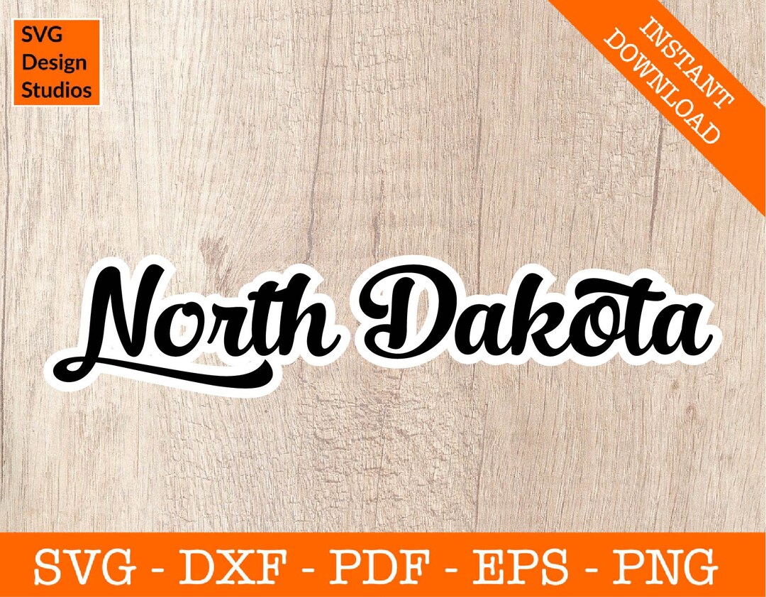 Retro North Dakota Svg, North Dakota State Svg, University, College ...