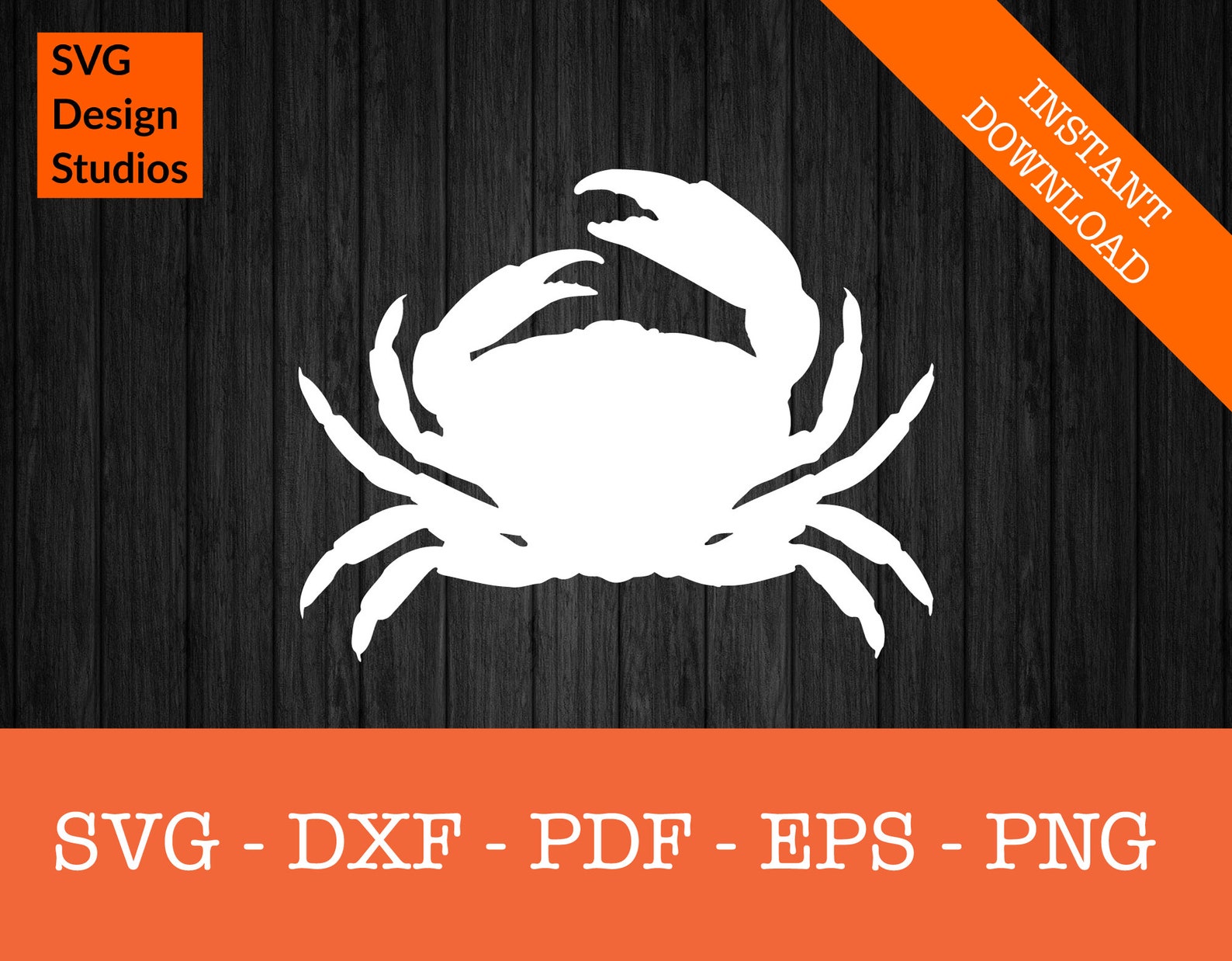 Blue Crab Svg Seafood Svg Ocean Svg Silhouette Shadow SVG - Etsy