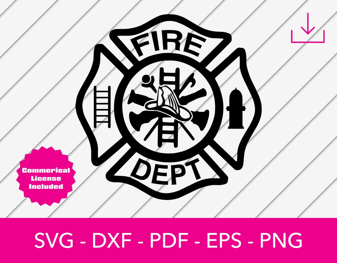 Fireman Svg, Firefighter Svg, Fire Fighter, Fire Department Logo ...