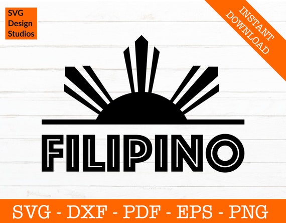 Filipino Svg Philippines Svg Philippines Sun Svg Filipina | Etsy Australia