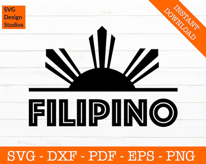Filipino Svg, Philippines Svg, Philippines Sun Svg, Filipina, Filipino ...