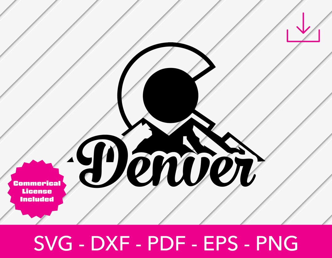 Denver Svg, Colorado Svg, Rocky Mountains, Colorado State Flag Svg ...