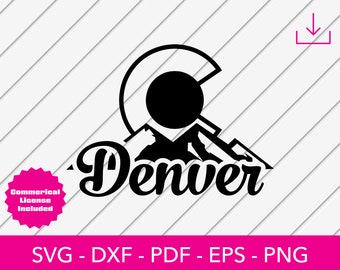 Denver Svg Colorado Svg Rocky Mountains Colorado State Flag - Etsy