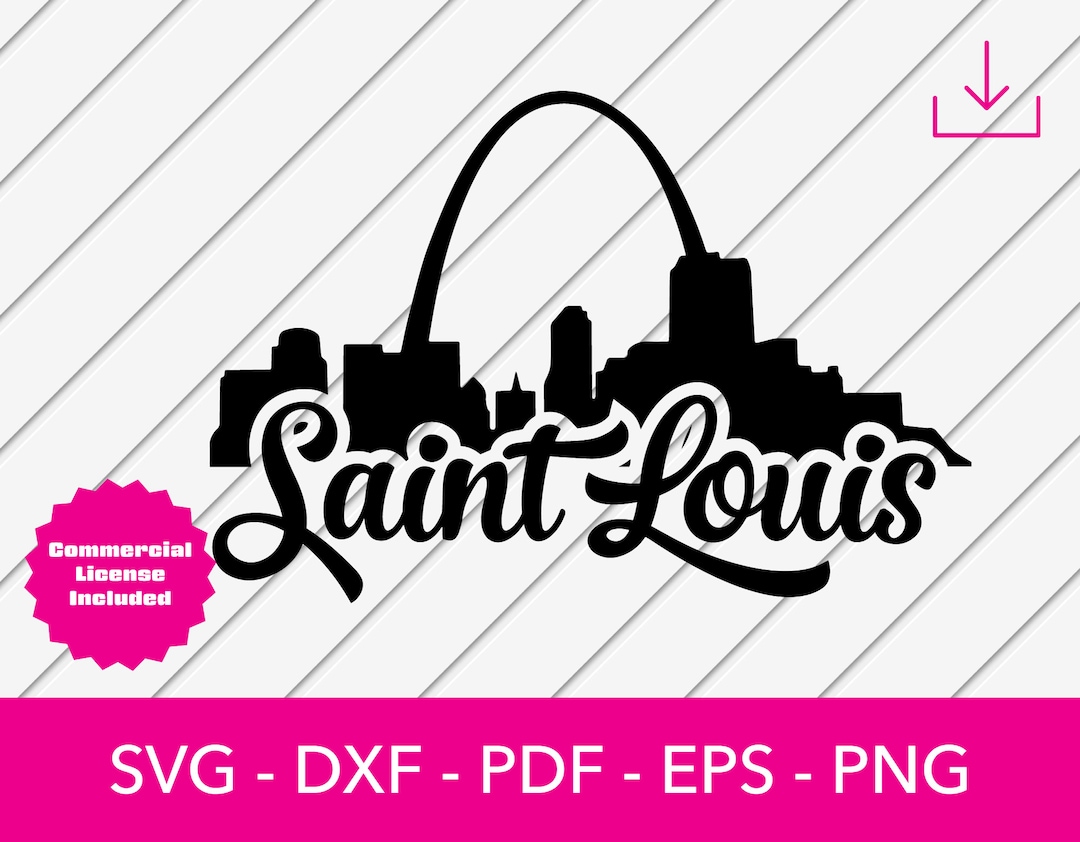 St Louis SVG, STL SVG, St. Louis Arch, St Louis Skyline, Cardinals, 314 ...