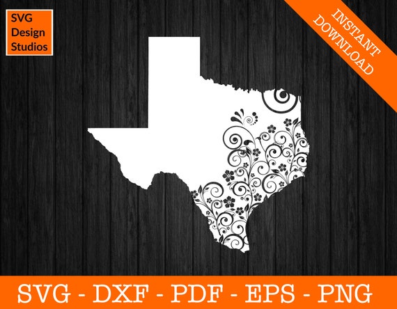 Texas Svg Texas Floral Svg Texas Flowers Svg Wildflowers | Etsy