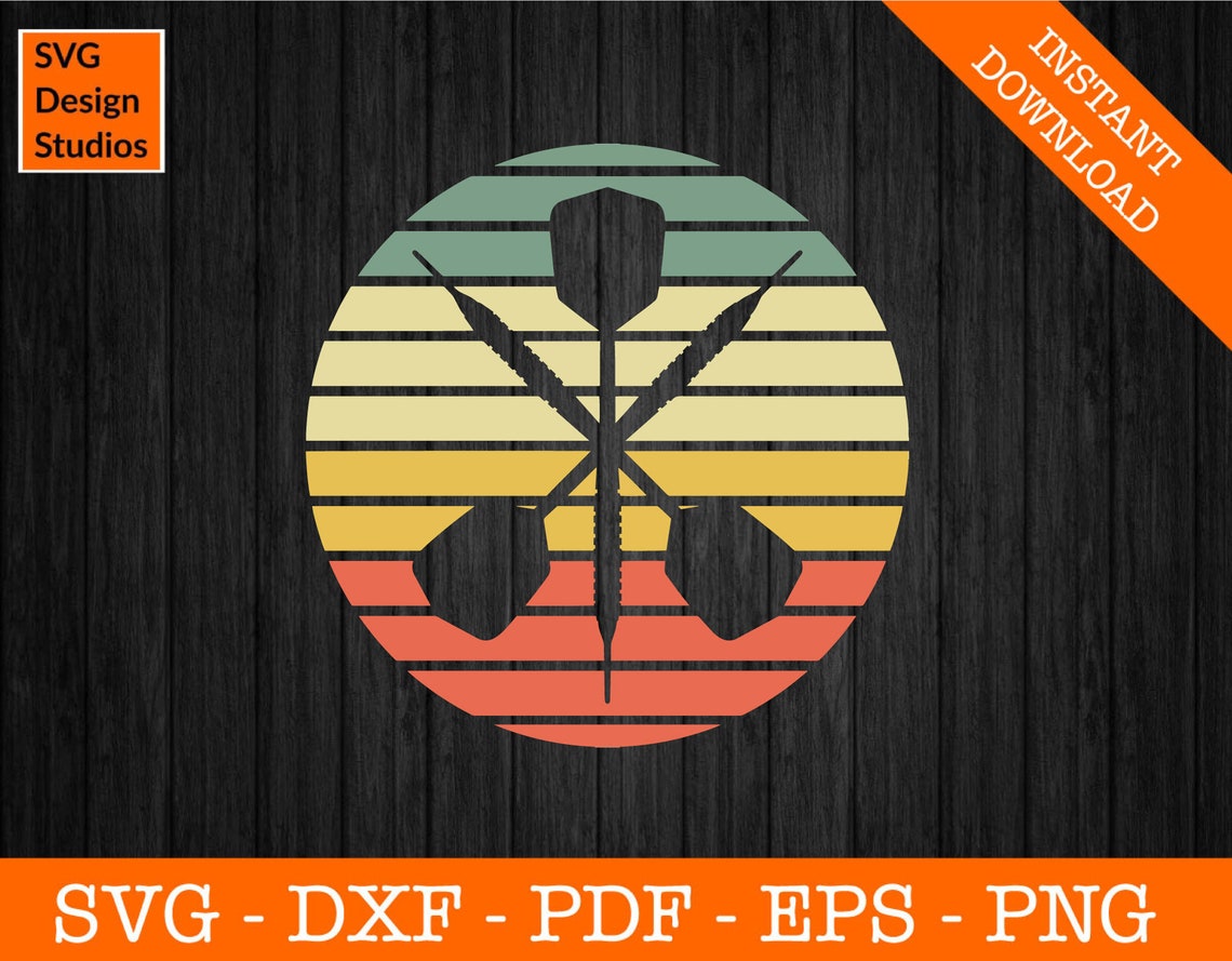 Retro Darts Svg Dart Game Svg Dart Logo Svg Dart Svg - Etsy