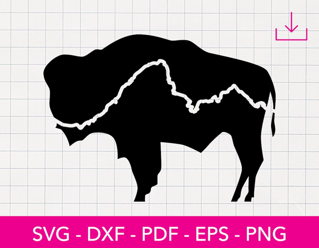 Wyoming Svg, Buffalo Svg, Grand Tetons Svg, Clipart SVG - Cut File ...