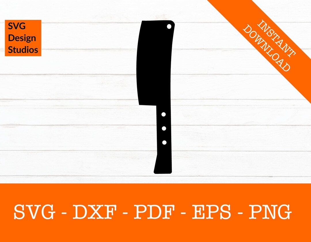 Meat Cleaver Svg, Chef Svg, Kitchen Svg, Shadow SVG Cut File - PNG ...