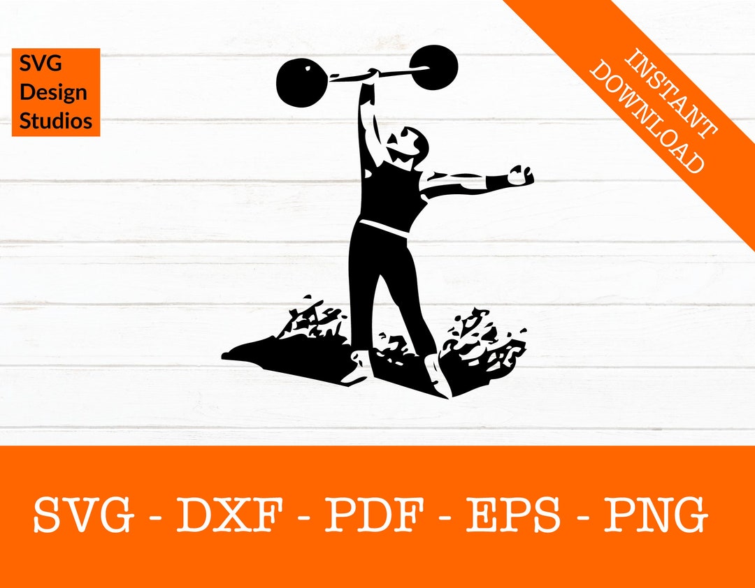 Circus Strong Man Svg, Weight Lifting Svg, Silhouette Shadow SVG Cut ...