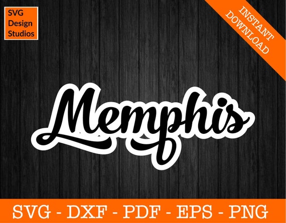 Retro Memphis Svg Memphis Tennessee Silhouette SVG Cut File | Etsy
