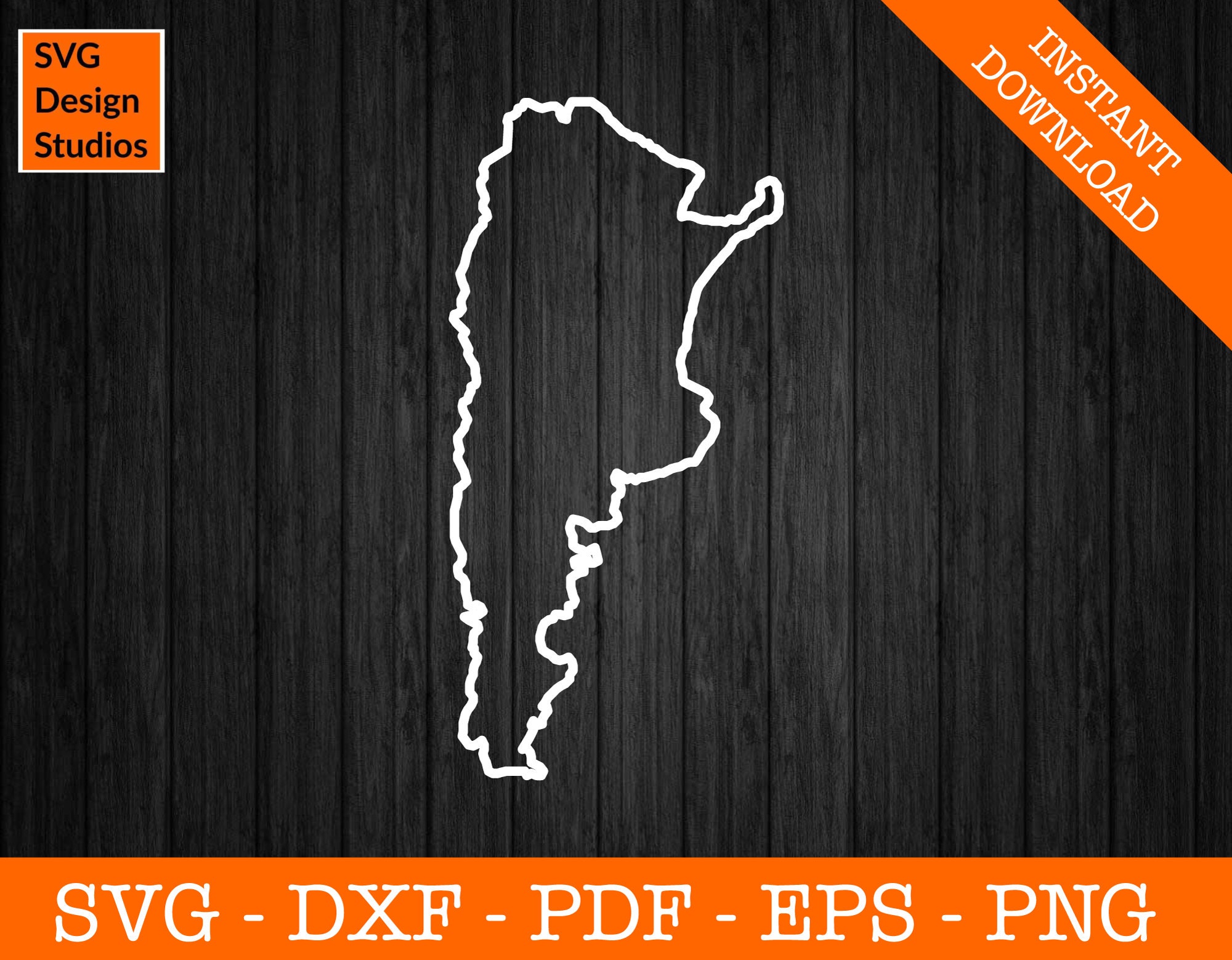 Argentina Svg Argentina Map Outline Shape SVG Cut File PNG | Etsy