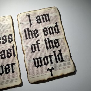 Vintage Bible Gothic Art Pages | "it Comes in Waves" "this Sadness Will ...