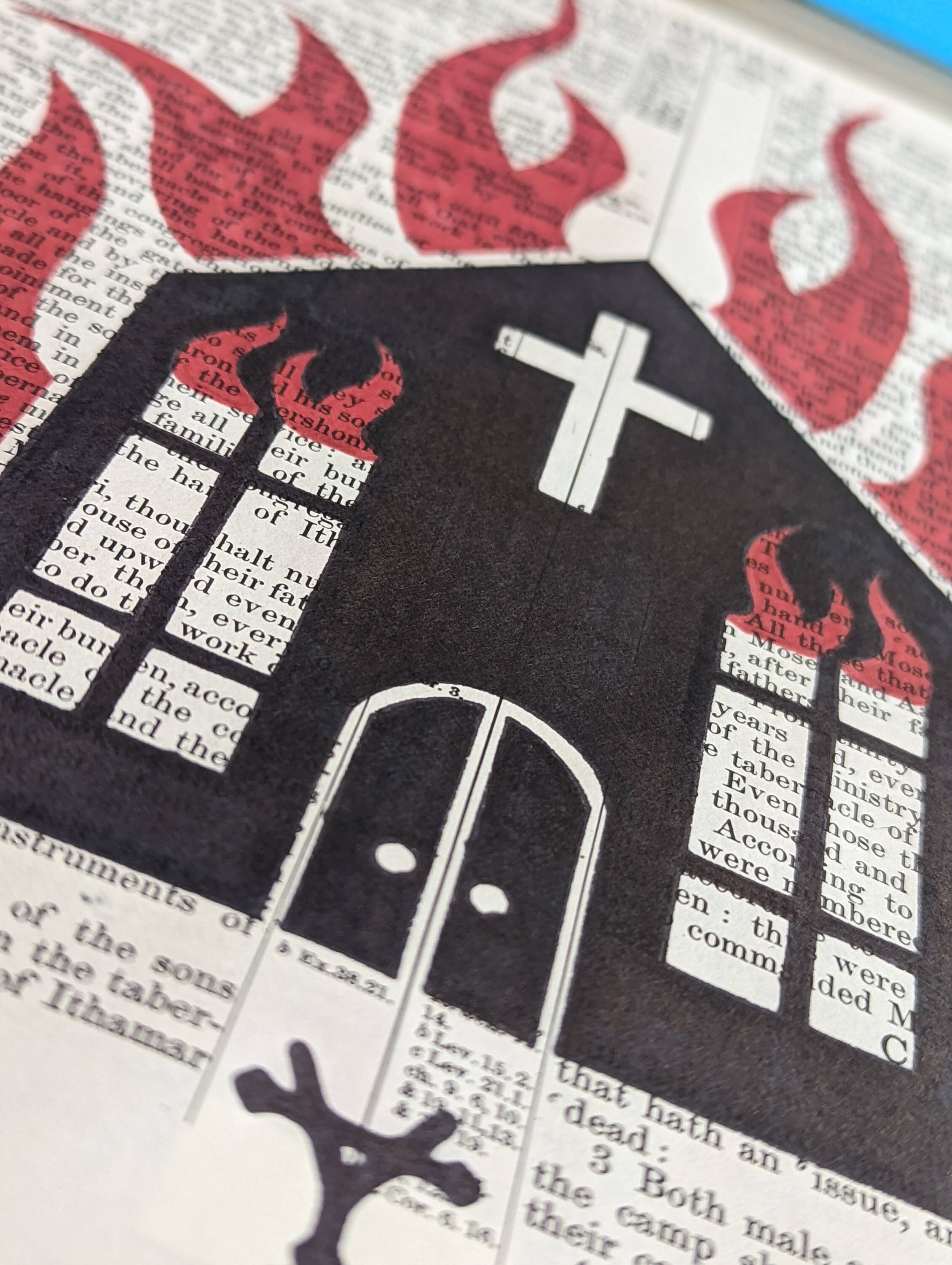 Vintage Bible Gothic Art Pages Custom Pieces - Etsy