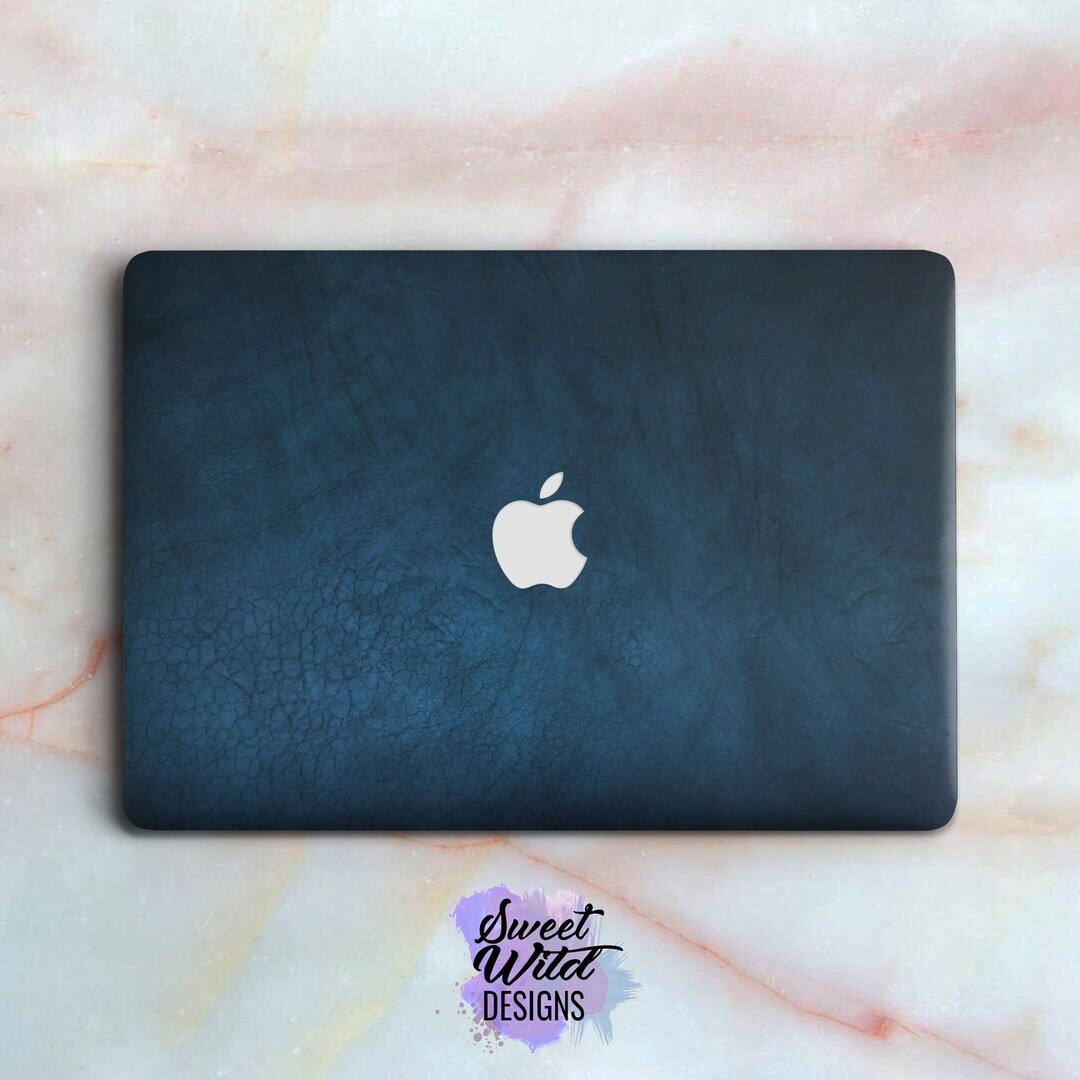 Dark Blue Gradient Skin Texture Laptop Case New MacBook 13 Pro MacBook ...