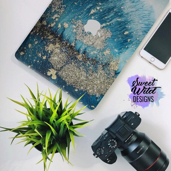 Blue Sea Marble Macbook case marble Air11 sea color 11 inch | Etsy