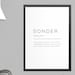Sonder - Definition Printable Poster, Instant Download, Definition Home ...