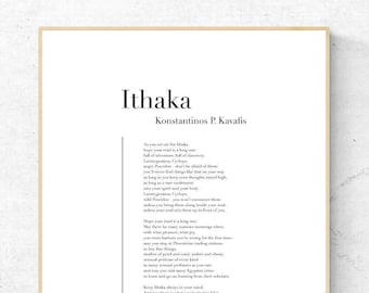 Ithaca Poem - Etsy UK
