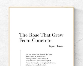 Concrete Poem Art - Etsy