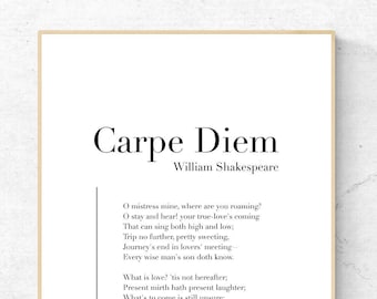 Carpe Diem Art - Etsy