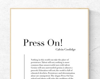 Press on Calvin Coolidge - Etsy