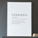Fernweh - Definition Printable Poster, Instant Download, Definition ...