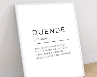 Duende Wall Poster - Etsy