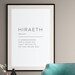 Hiraeth Printable Poster, Digital Poster, Print at Home Instant ...