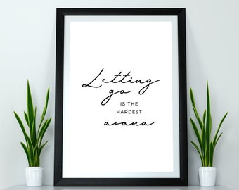 Letting Go Poster - Etsy