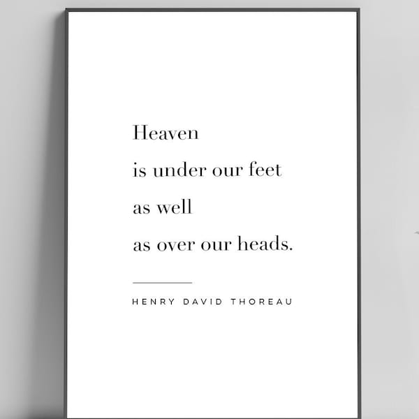 Henry David Thoreau - Etsy