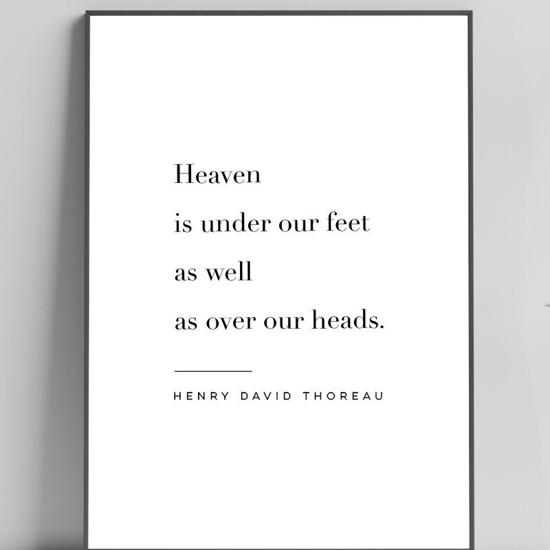 Henry David Thoreau - Etsy