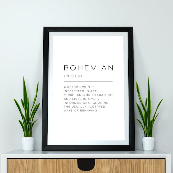 Bohemian Definition - Etsy