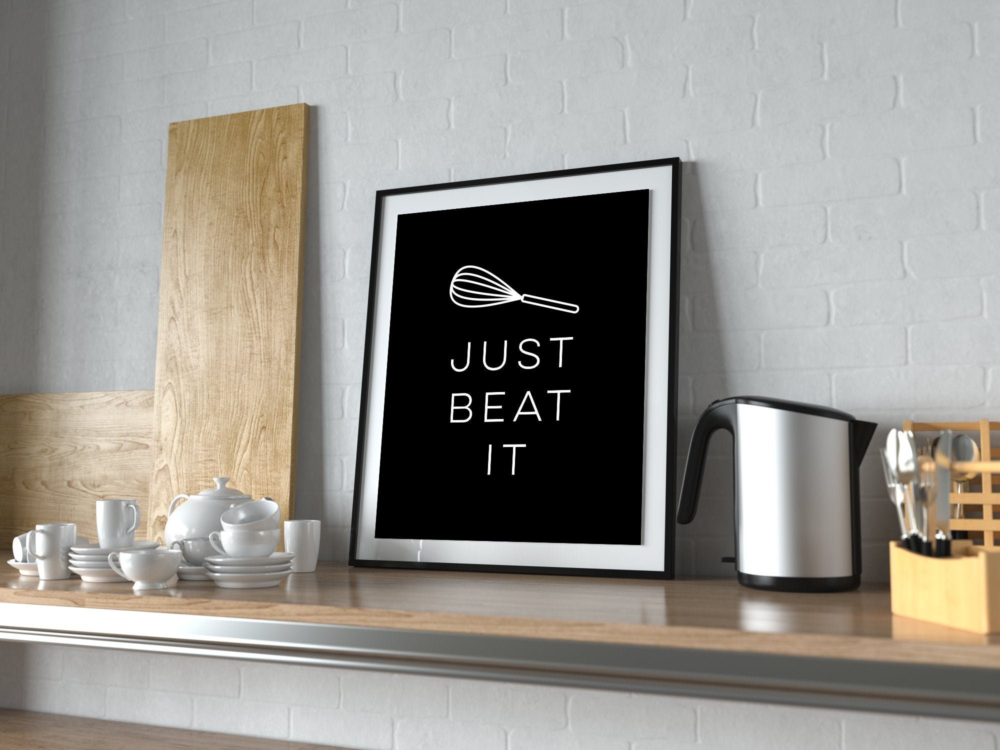 Just Beat It Printable Original Poster Instant Download - Etsy