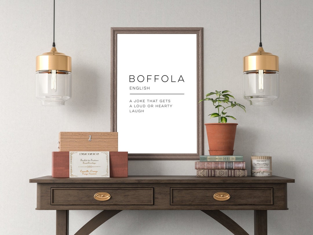 Boffola - Definition Printable Poster, Digital Poster, Print at Home ...