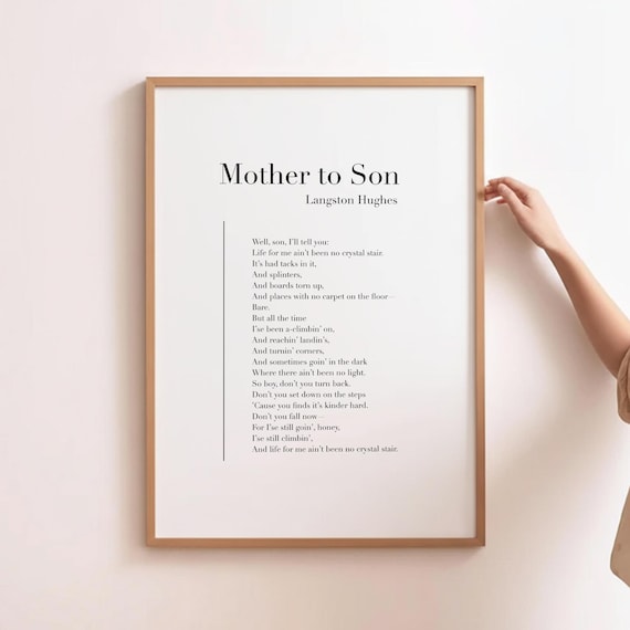 Mother To Son Poem Examples