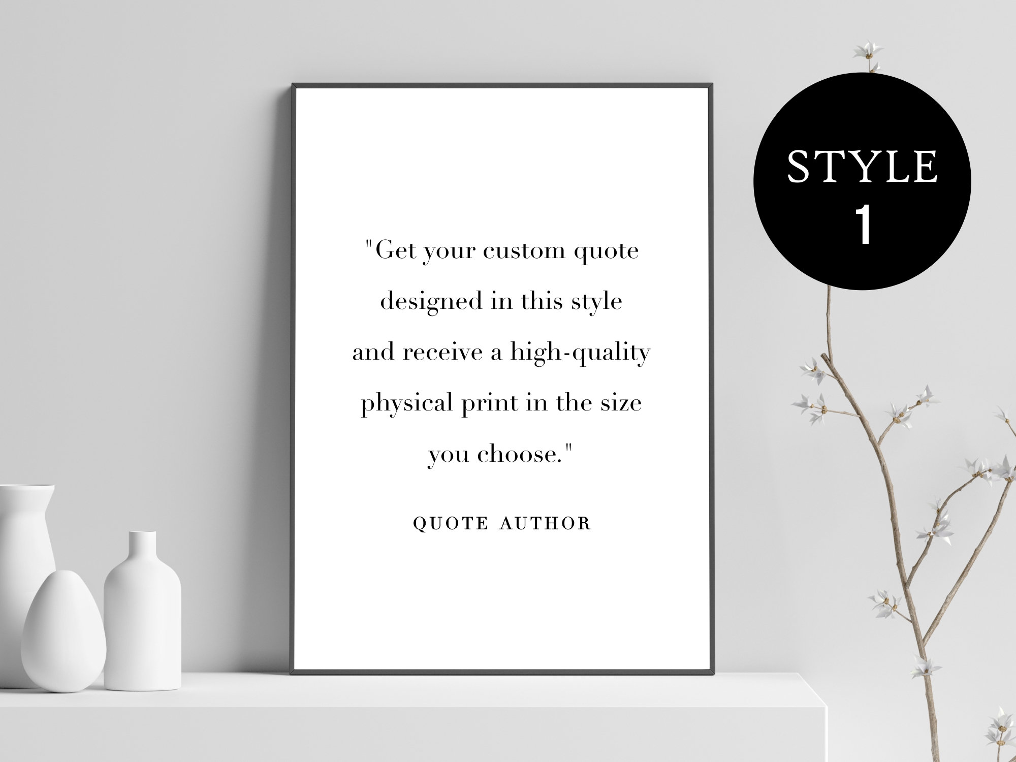 Custom Quote Print, Custom Art Print, Custom Wall Art, Physical Print ...