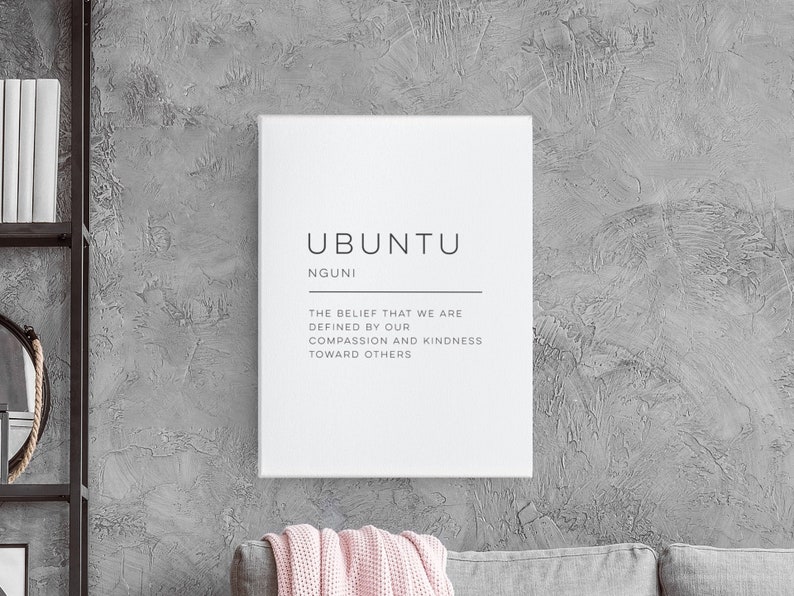 Ubuntu Definition Printable Poster Instant Download - Etsy