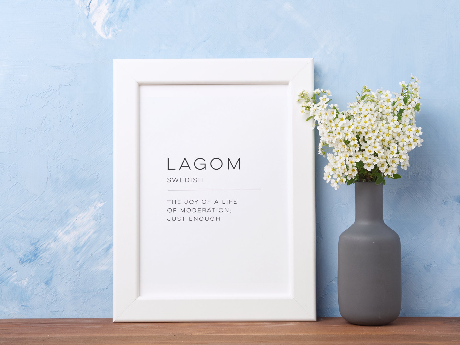 Lagom Definition Printable Poster Instant Download - Etsy