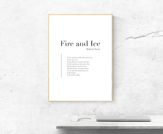 Robert Frost Quotes Fire And Ice