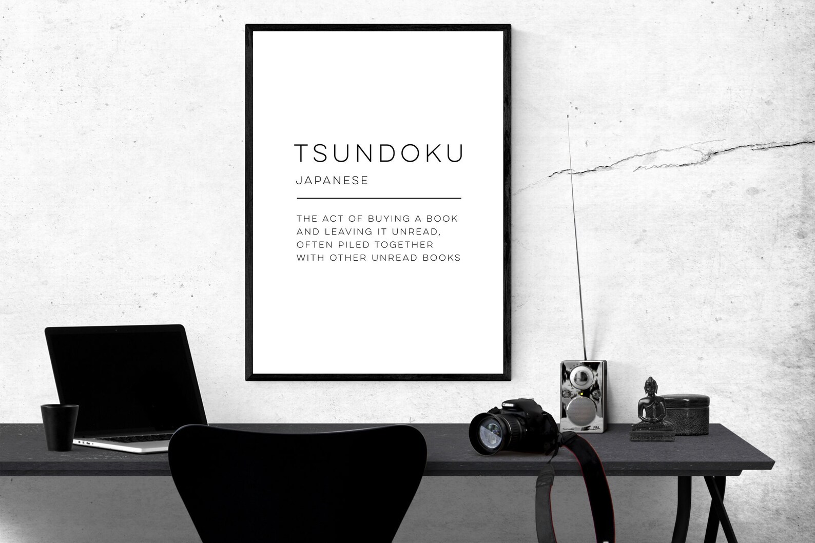 Tsundoku Definition Printable Poster Instant Download - Etsy