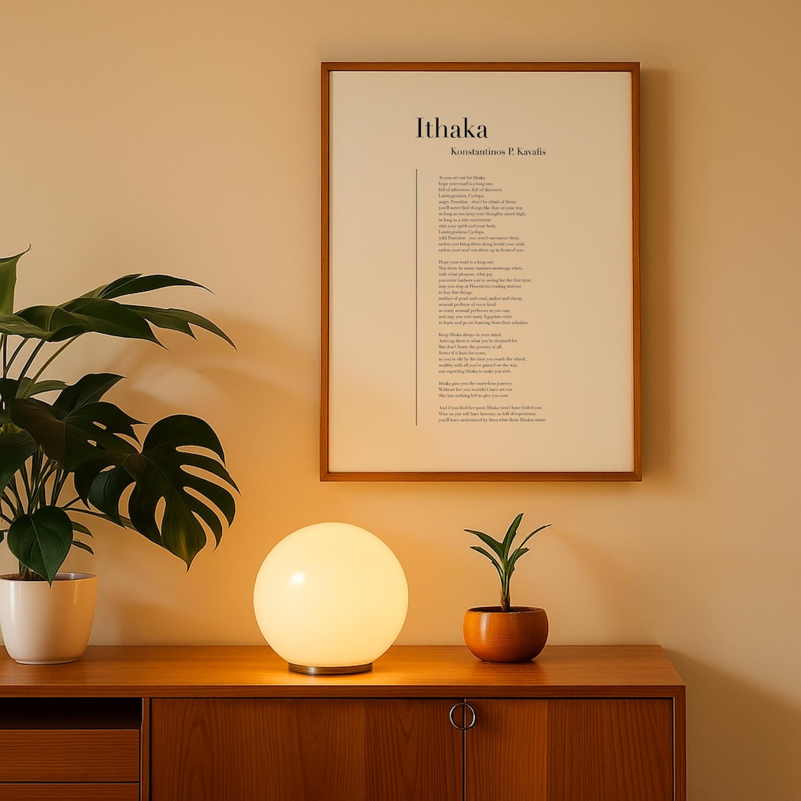 Ithaka by Konstantinos P. Kavafis - Poetry Printable Poster, Literature ...