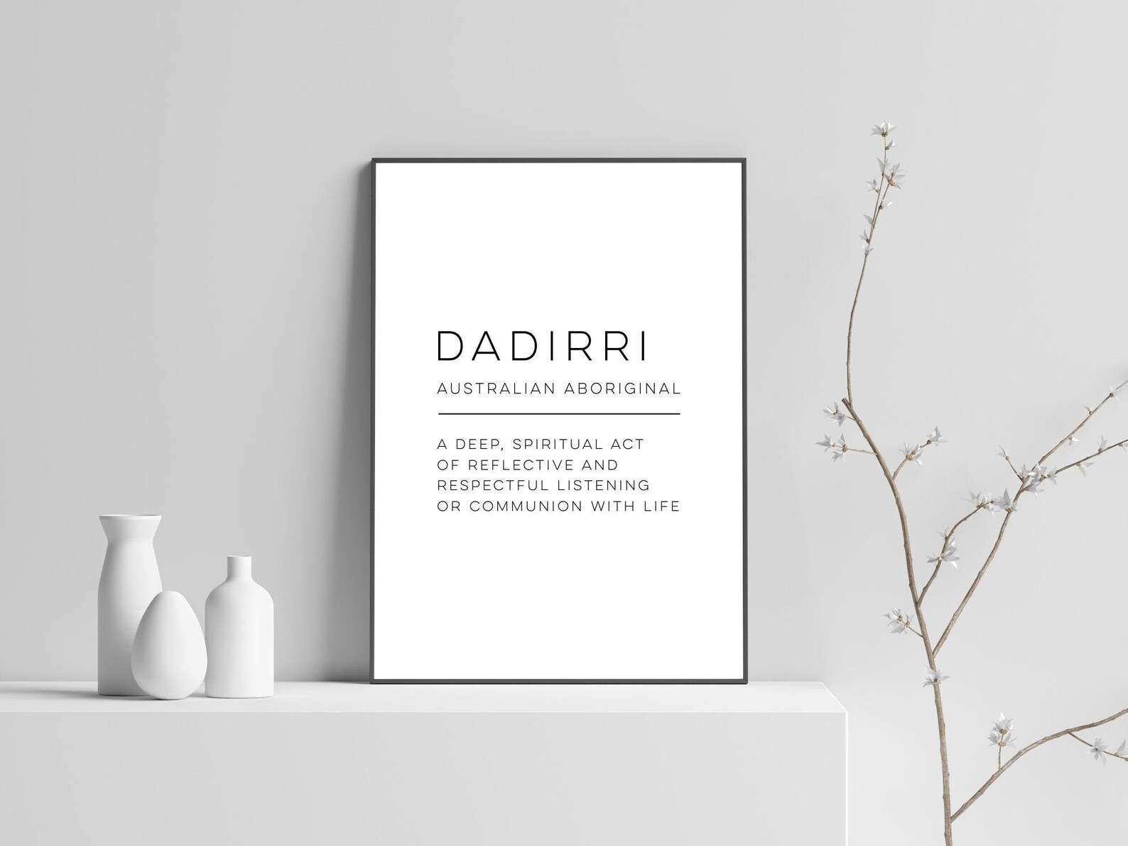Dadirri Definition Printable Poster Instant Download - Etsy
