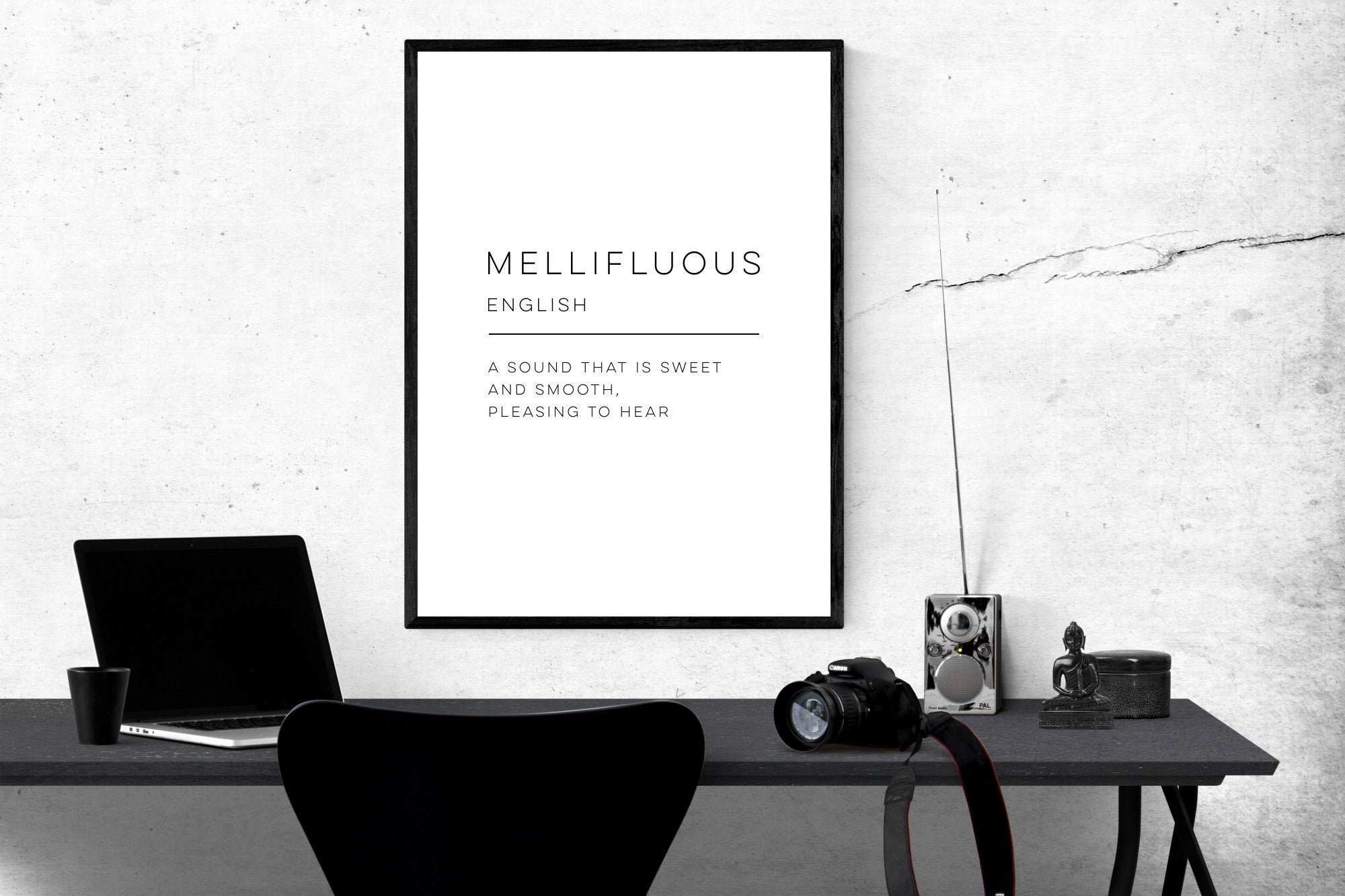 Mellifluous - Definition Printable Poster, Instant Download, Definition ...