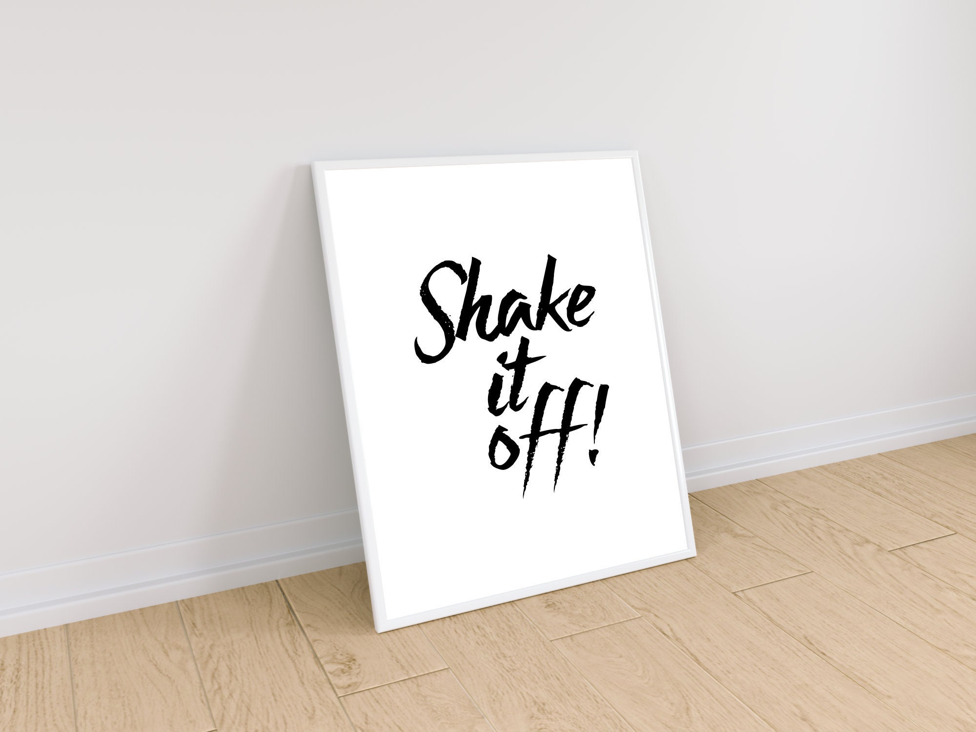 Shake It Off Printable Original Poster Instant Download - Etsy
