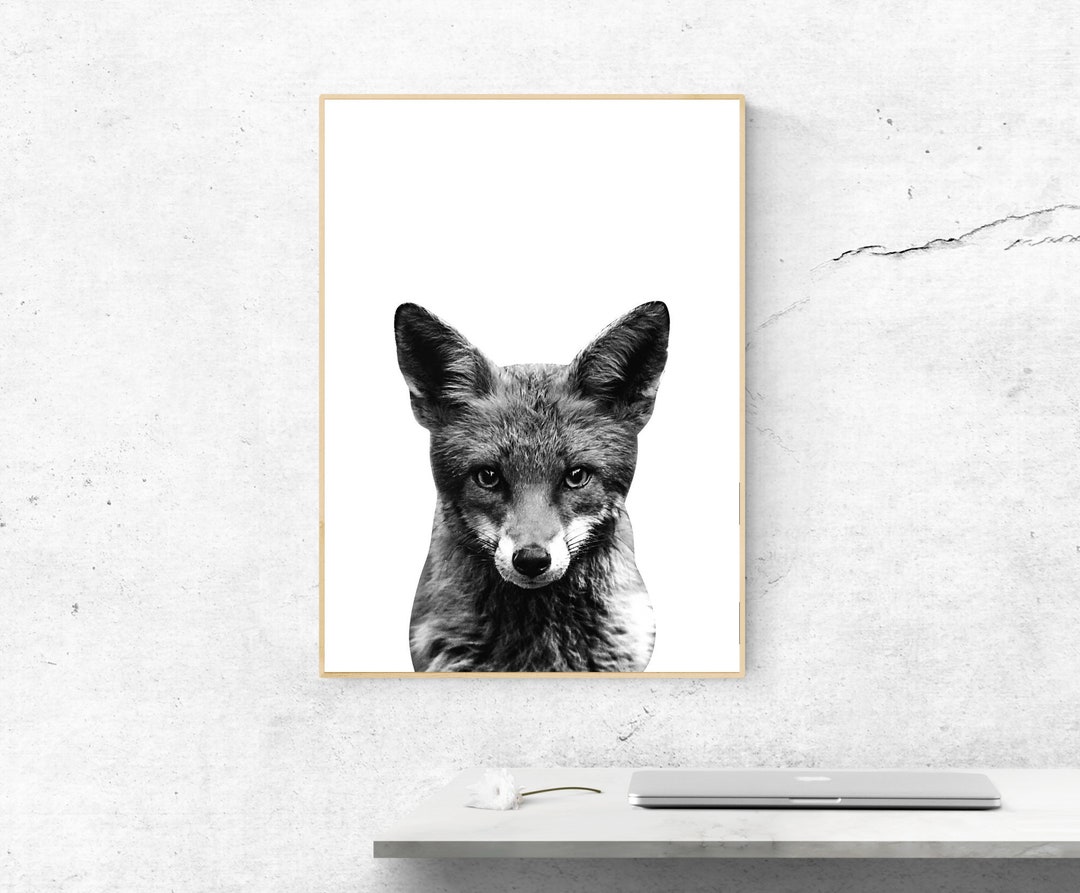 Little Fox - Bird Printable Poster, Instant Download, Nature Home Decor ...