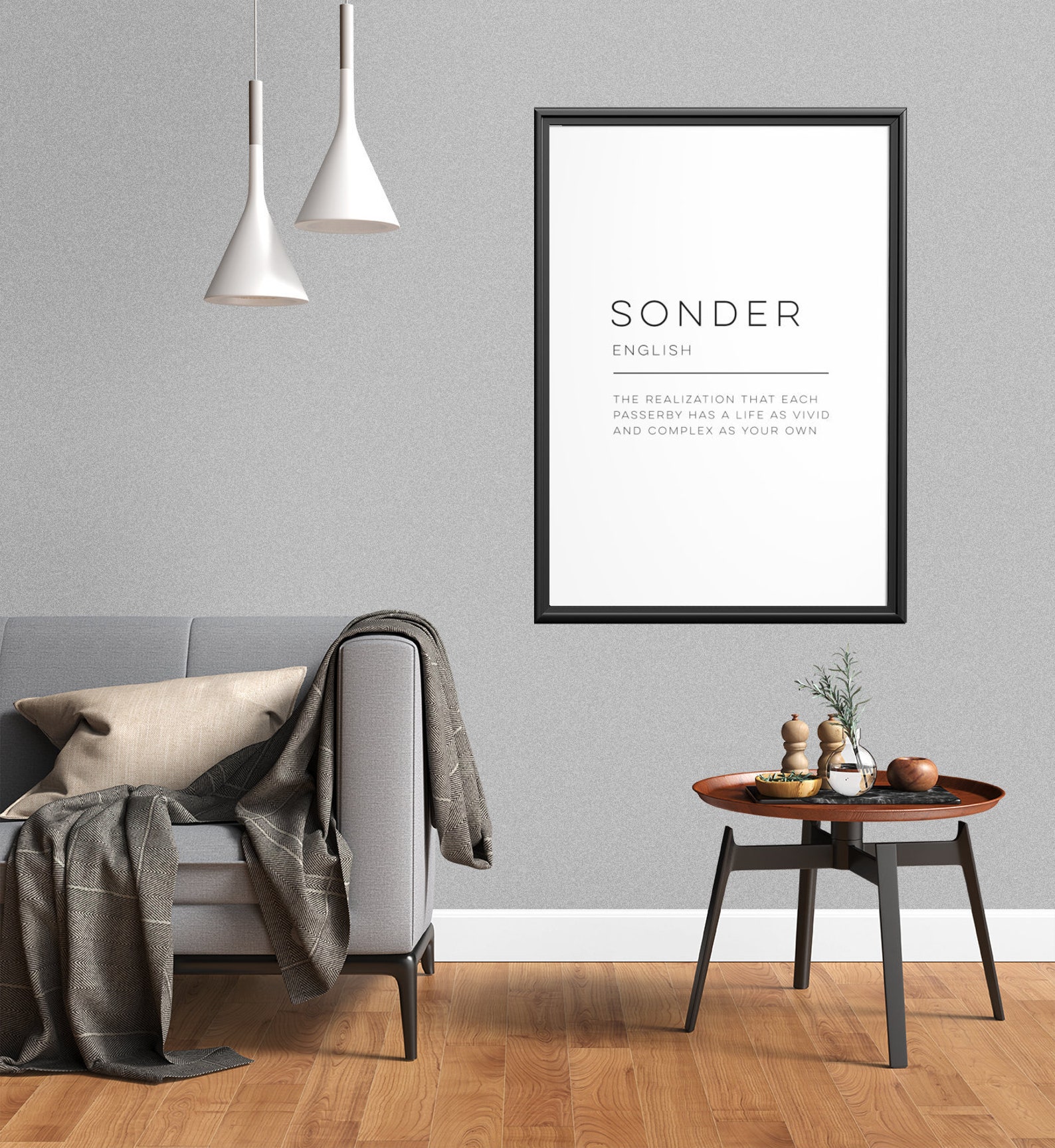 Sonder - Definition Printable Poster, Instant Download, Definition Home ...