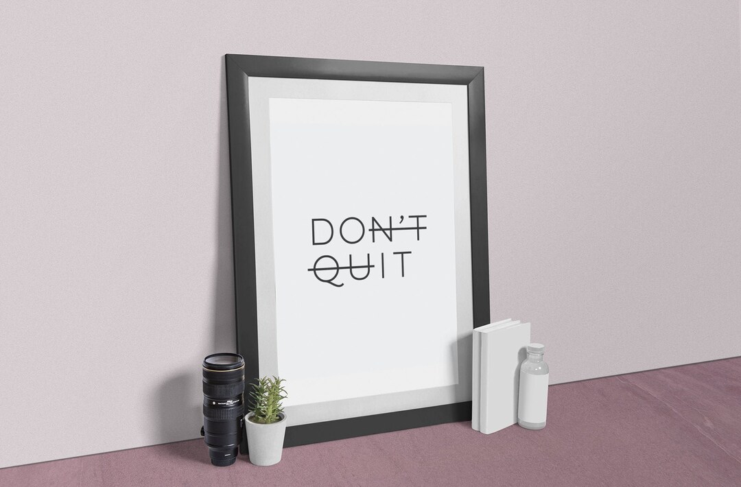 Don't Quit / Do It - Printable Poster, Instant Download, Home Decor ...