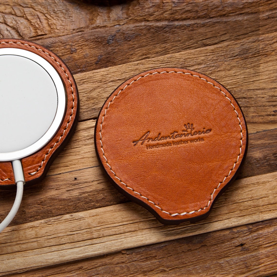 Apple Magsafe Charger Cover Leather Magsafe Skin by - Etsy