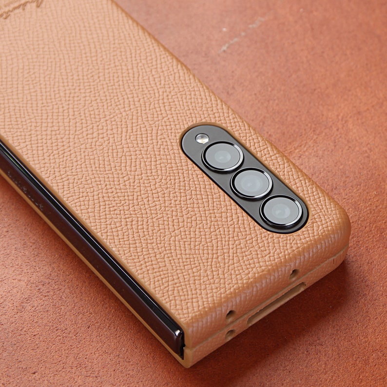Galaxy Z Fold 4 Leather Case Calf Skin - Etsy