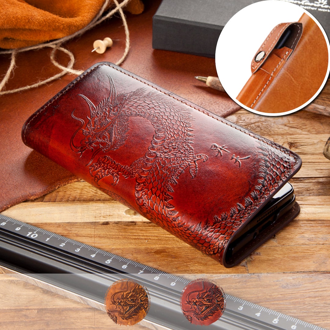 Z Fold 5 Leather Case / S-pen Holder - Etsy