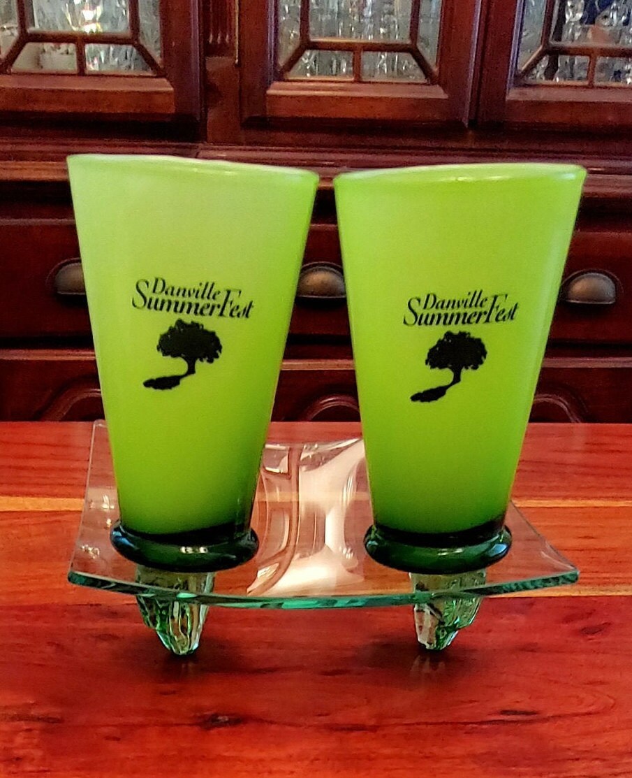 Danville Summerfest Glass Set - Etsy